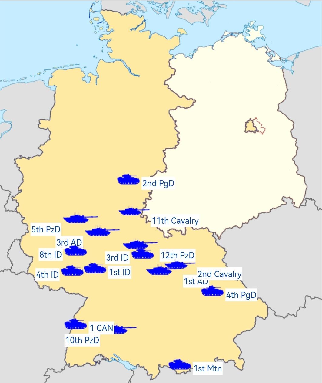 1989年北约中央集团军群战时结构（一） - 哔哩哔哩