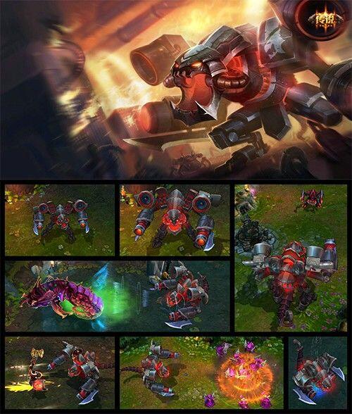 LOL：战地机甲系列，拥有联盟中最便宜的T2皮肤 - 哔哩哔哩