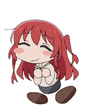 【孤独摇滚】波奇酱超精修镂空实用型GIF小表情包第五期（拾遗及回馈粉丝诉求） - 哔哩哔哩