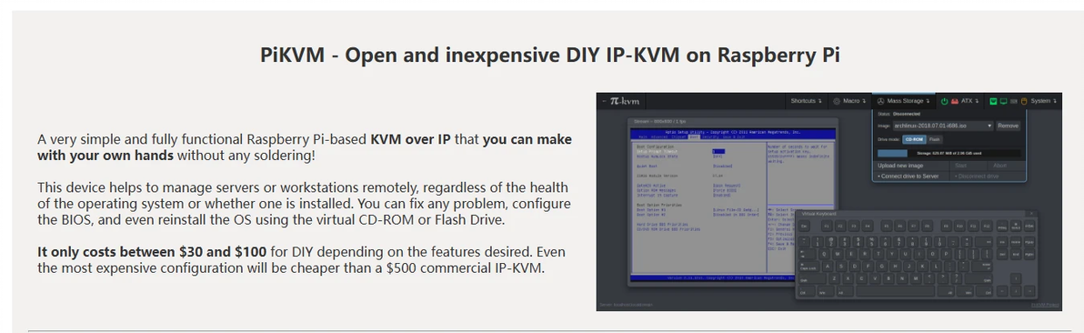 OneKVM：让你的矿渣变成低成本KVM管理工具 - 哔哩哔哩