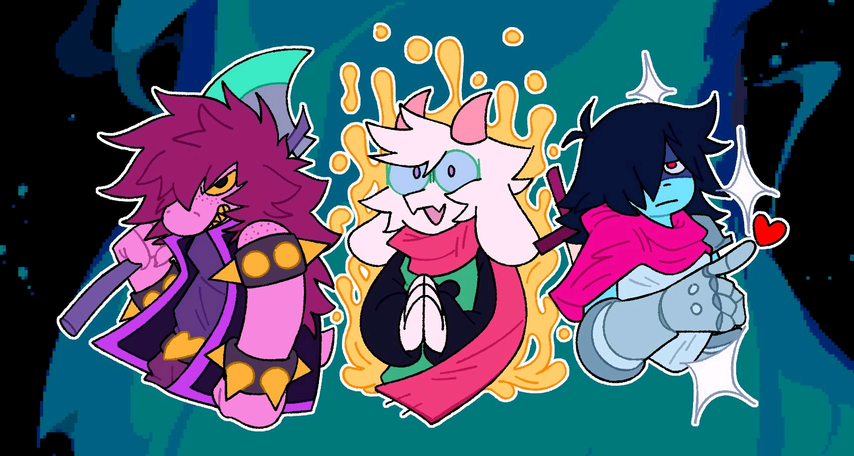 deltarune图 \(•̤̀ᵕ•̤́๑)!!! - 哔哩哔哩