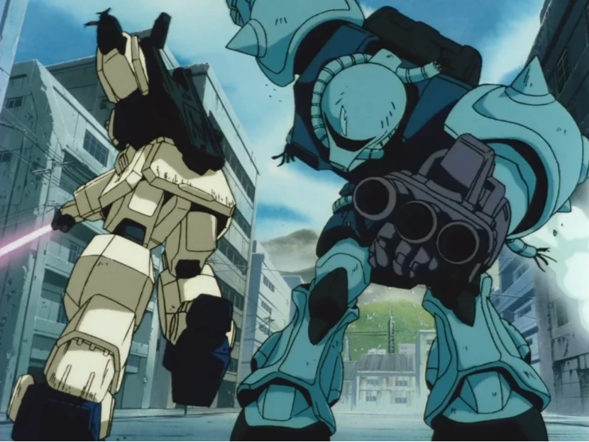 【高达08MS小队】虎王现世----MS-07B-3 特装型老虎 - 哔哩哔哩