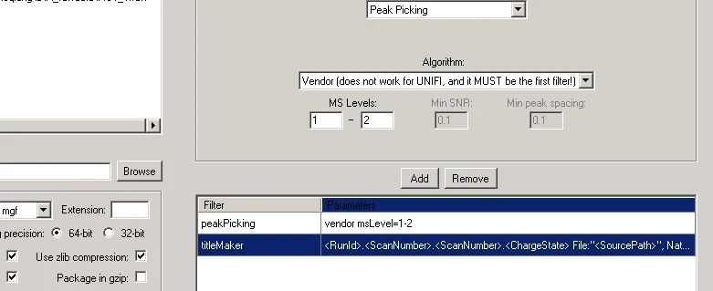 【菜鸟博士学习】【ProteoWizard MSConvert】质谱文件格式简介及其转换 - 哔哩哔哩