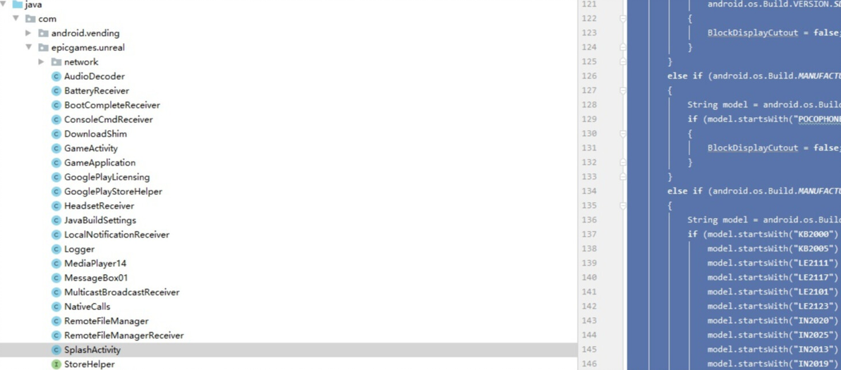 【UE4】Android无法全屏(如何找到打包时GameActivity来源)-全屏代码如何实现 - 哔哩哔哩