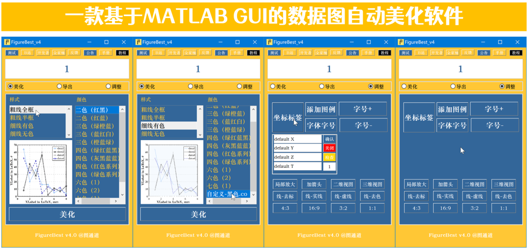 【NEW】FigureBest v4 | 我用MATLAB一键自动美化出顶级SCI数据图 - 哔哩哔哩