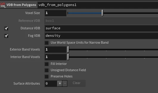 关于Houdini的vdb from polygons节点 - 哔哩哔哩