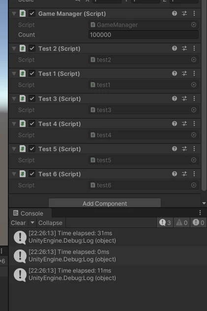 【Unity研究】SendMessage到底多慢 - 哔哩哔哩