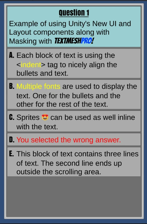 TextMeshPro全Example收录 - 哔哩哔哩