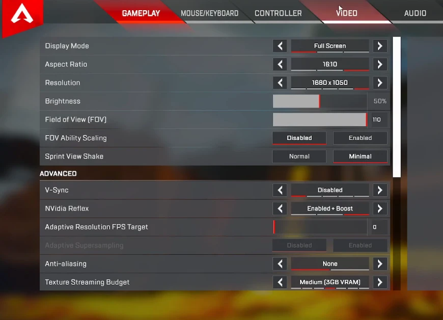 Faide设置 - 哔哩哔哩