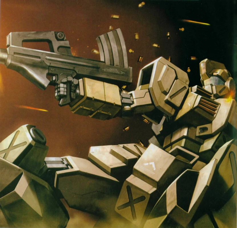 【机动战士高达】圆润厚实----RGM-79F 装甲强化型吉姆 - 哔哩哔哩