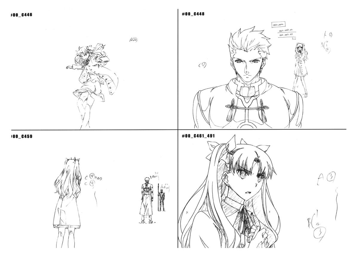 FATE/SN [UBW] 原画资料（二） - 哔哩哔哩