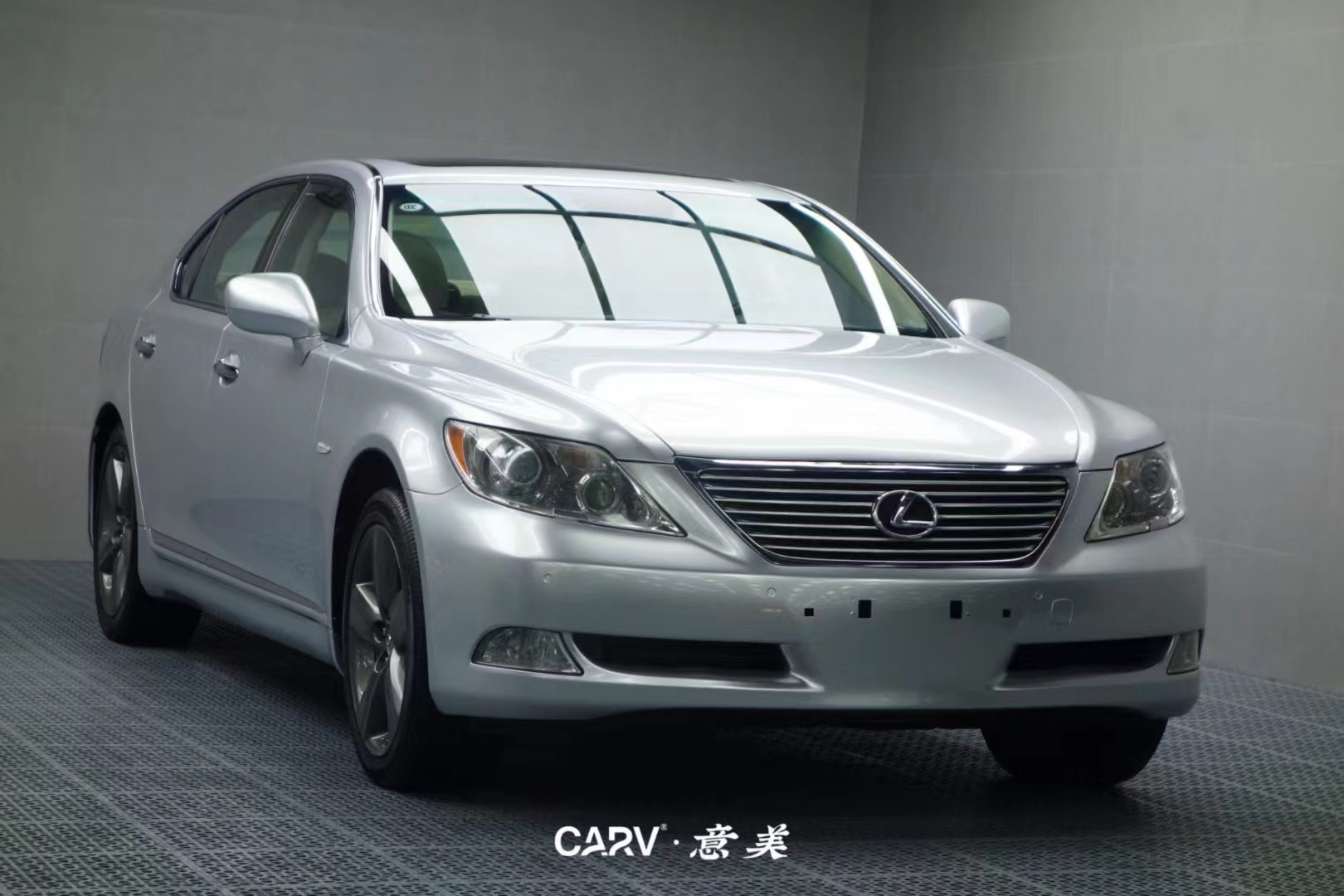 雷克萨斯LS卡孚CARV改色膜白金金属银，华丽而尊贵 - 哔哩哔哩