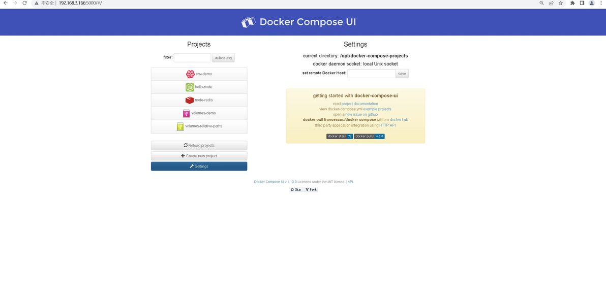 Docker部署docker-compose-ui工具 - 哔哩哔哩