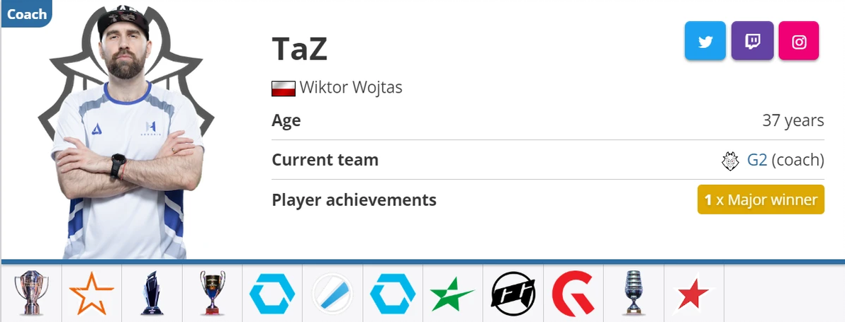 TAZ成为G2的新任主教练 - 哔哩哔哩