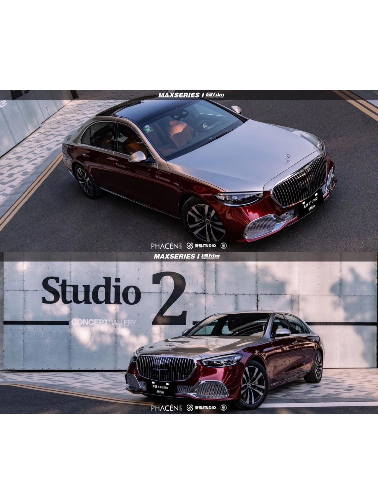 LBFILM改色膜双拼液态金属香槟金和液态金属龙血红,男人的梦想 - 哔哩哔哩