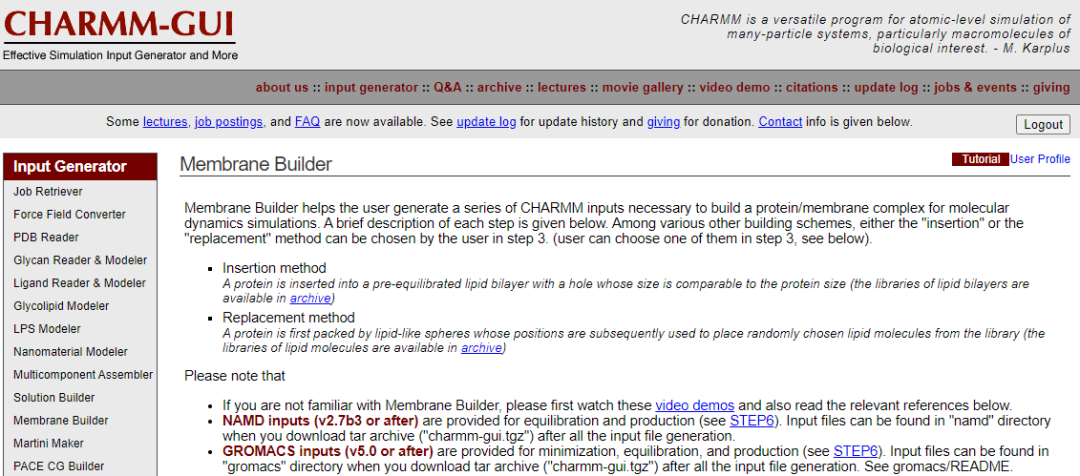 分子动力学||CHARMM-GUI构建非均质膜（以非均质磷脂双分子层模型为例） - 哔哩哔哩
