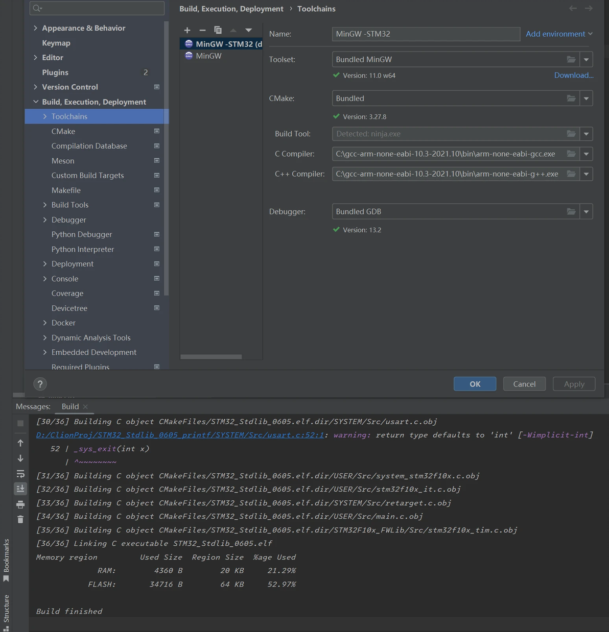 使用Clion配置STM32标准库 - 哔哩哔哩