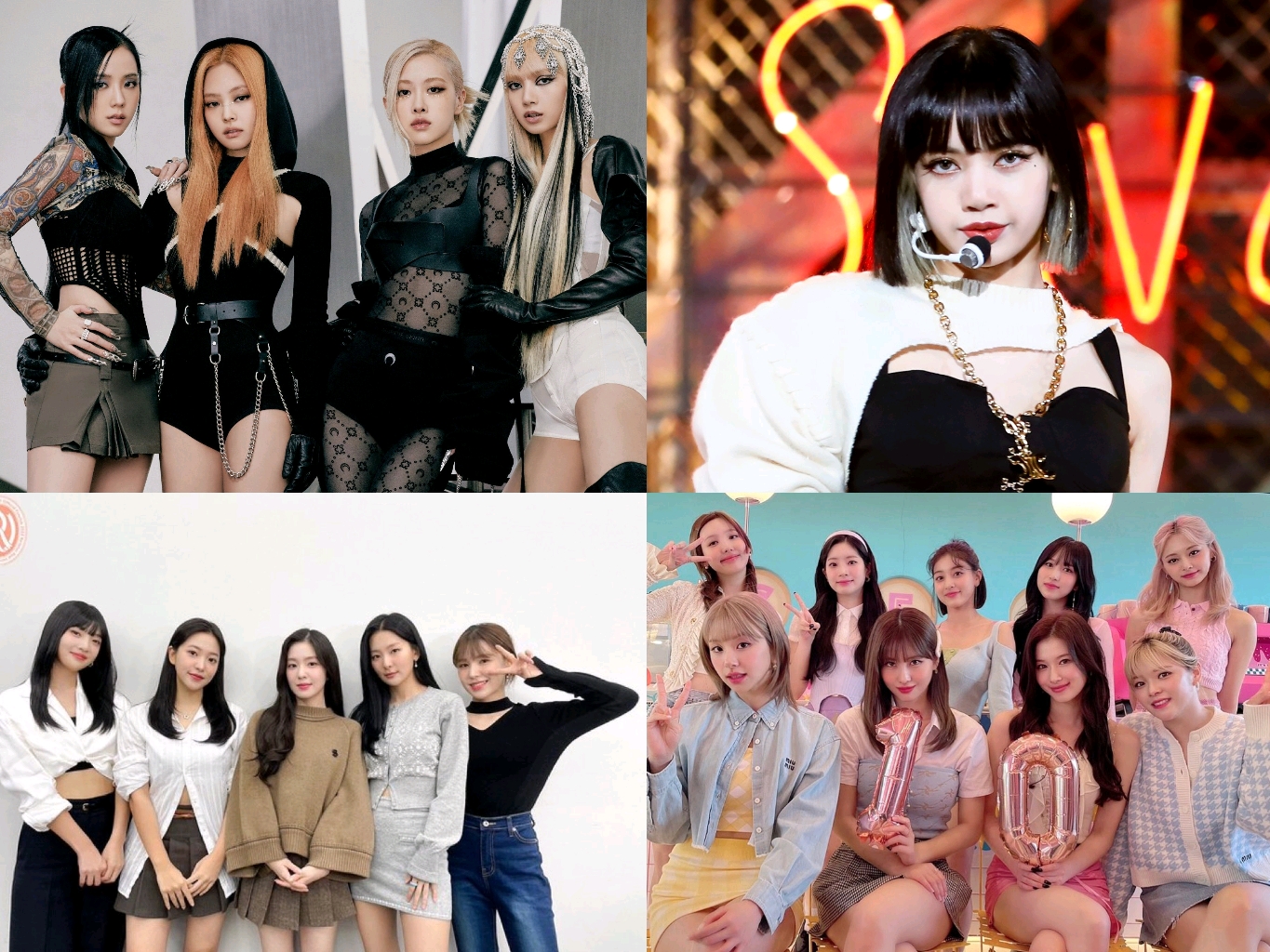 【K-POP女艺人专辑Spotify流媒TOP10】BLACKPINK | LISA | Red Velvet | TWICE～ - 哔哩哔哩