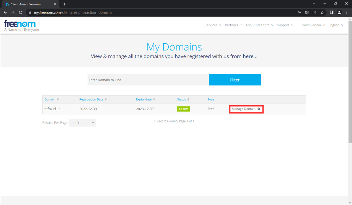 Freenom免费域名注册教程 超详细！ - 哔哩哔哩