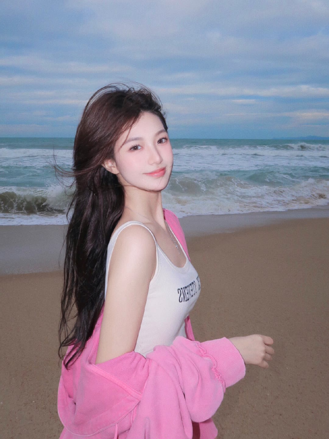 海边甜妹青春味 粉红 纯情女高 青春 高甜 哔哩哔哩