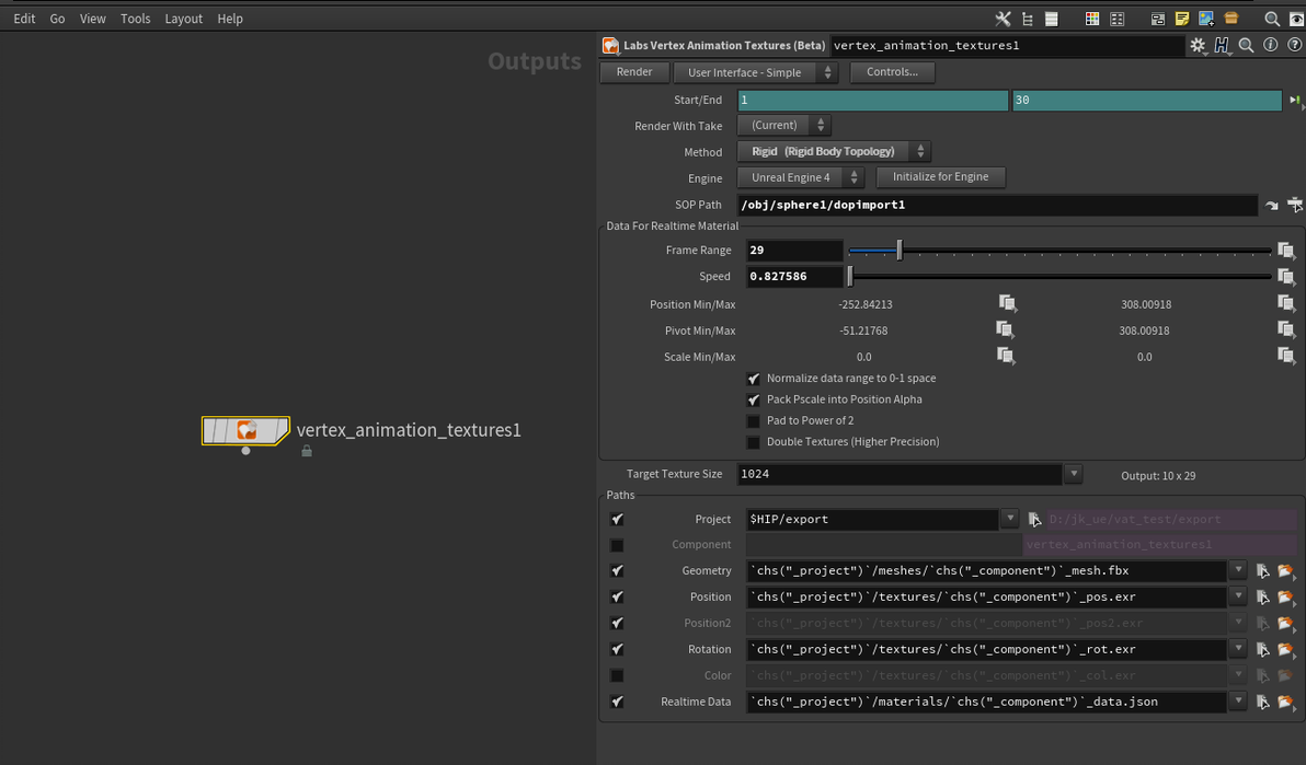 vertex animation texture VAT2.1使用流程 - 哔哩哔哩
