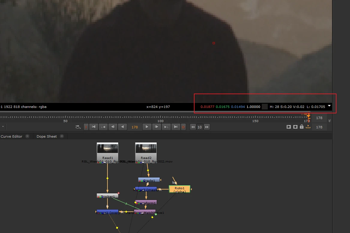 nuke调整Mask和颜色矫正 - 哔哩哔哩