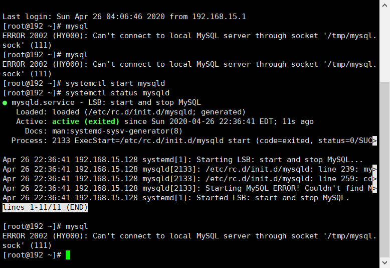 Mysql登录的报错can T Connect To Local Mysql Server Through Socket T 哔哩哔哩