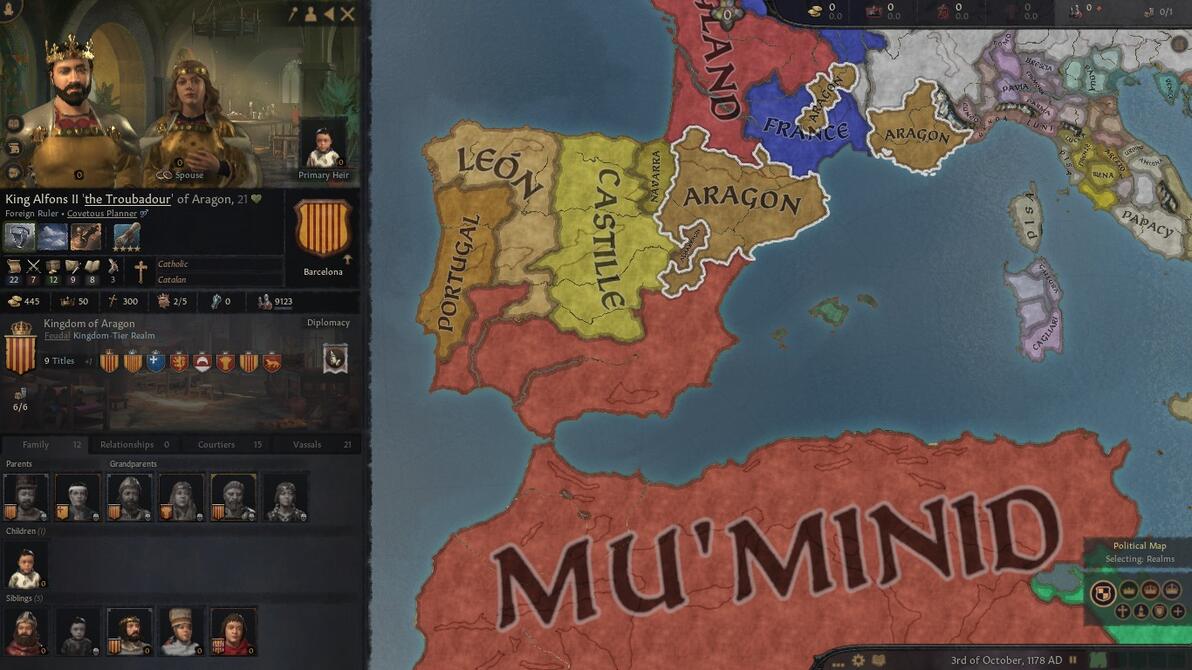 【十字军之王3/CK3】开发日志 #150 新的起始日期，消息设置等等 - 哔哩哔哩