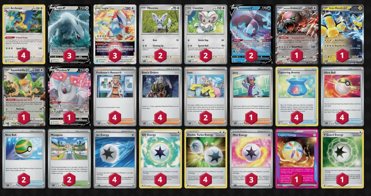 PTCGLIVE-SV7线上赛上位卡组（十） - 哔哩哔哩