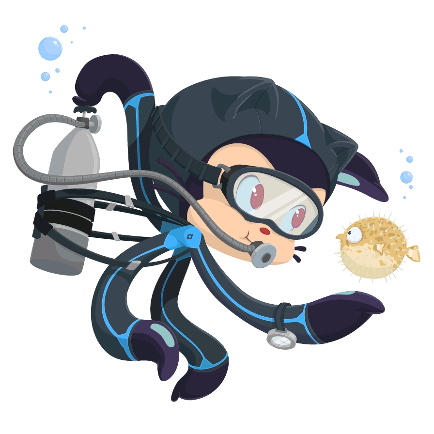 一点Github吉祥物（章鱼猫octocat）的图片 - 哔哩哔哩