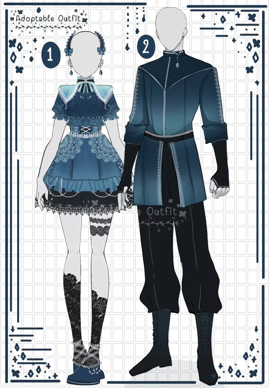 2023全网最全OC服饰设计合集大全，错过了就真的没有啦~ - 哔哩哔哩