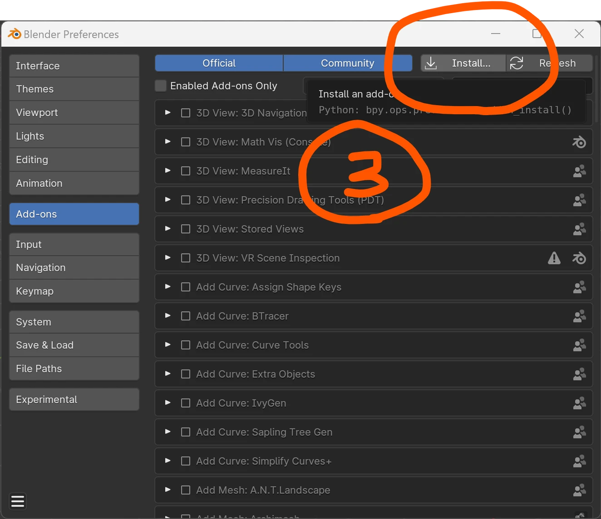 [Blender Python插件指南]01.保姆级插件安装步骤[5P] - 哔哩哔哩