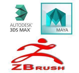 初学3D建模，不知道ZBrush、Maya和3dmax的区别？ - 哔哩哔哩