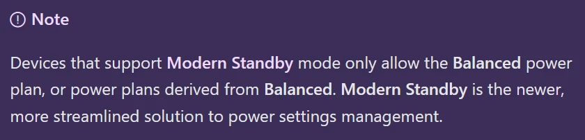 Windows电源设置注释 - 哔哩哔哩
