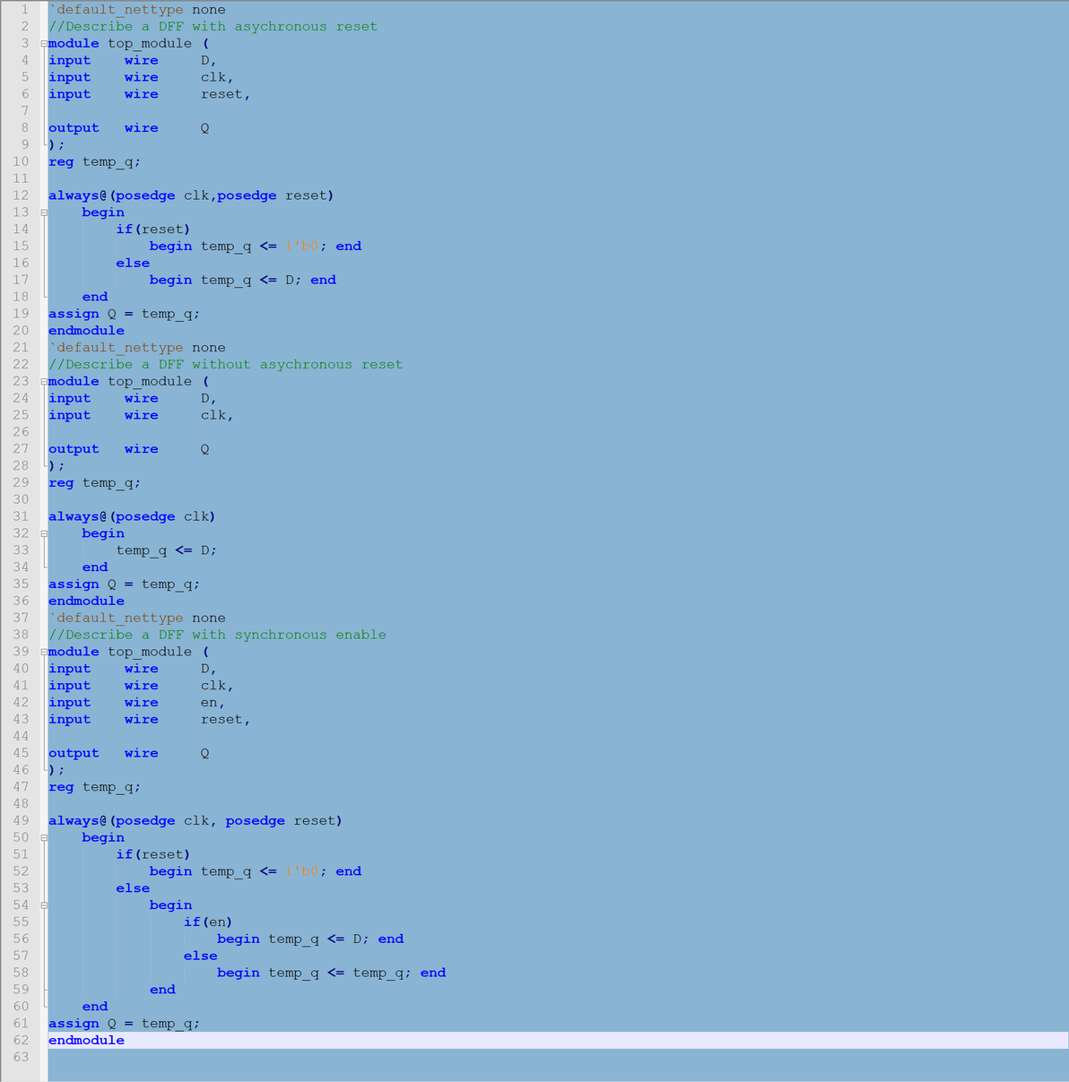 Regular Sequential Circuit Of DFF（常规时序电路之D触发器） - 哔哩哔哩