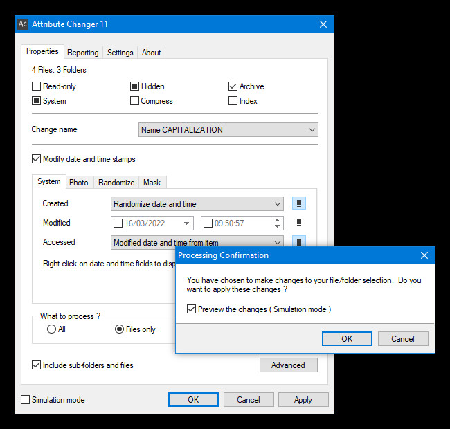 Attribute Changer(文件属性修改工具) - 哔哩哔哩