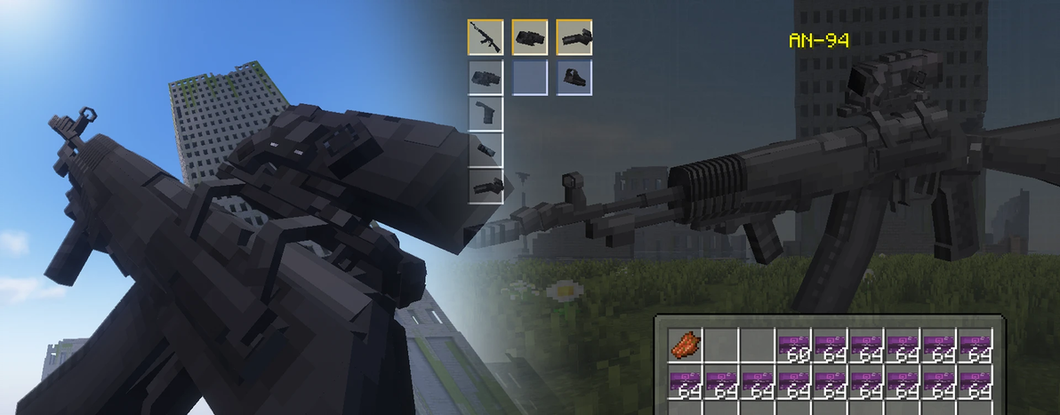 【MC资源帖】枪械模组推荐（五）：Vic's Point Blank - 哔哩哔哩