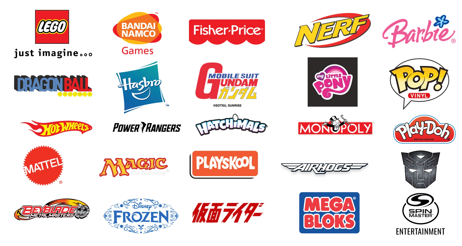 Logos for Brand Finance Toys 25 2021 - 哔哩哔哩
