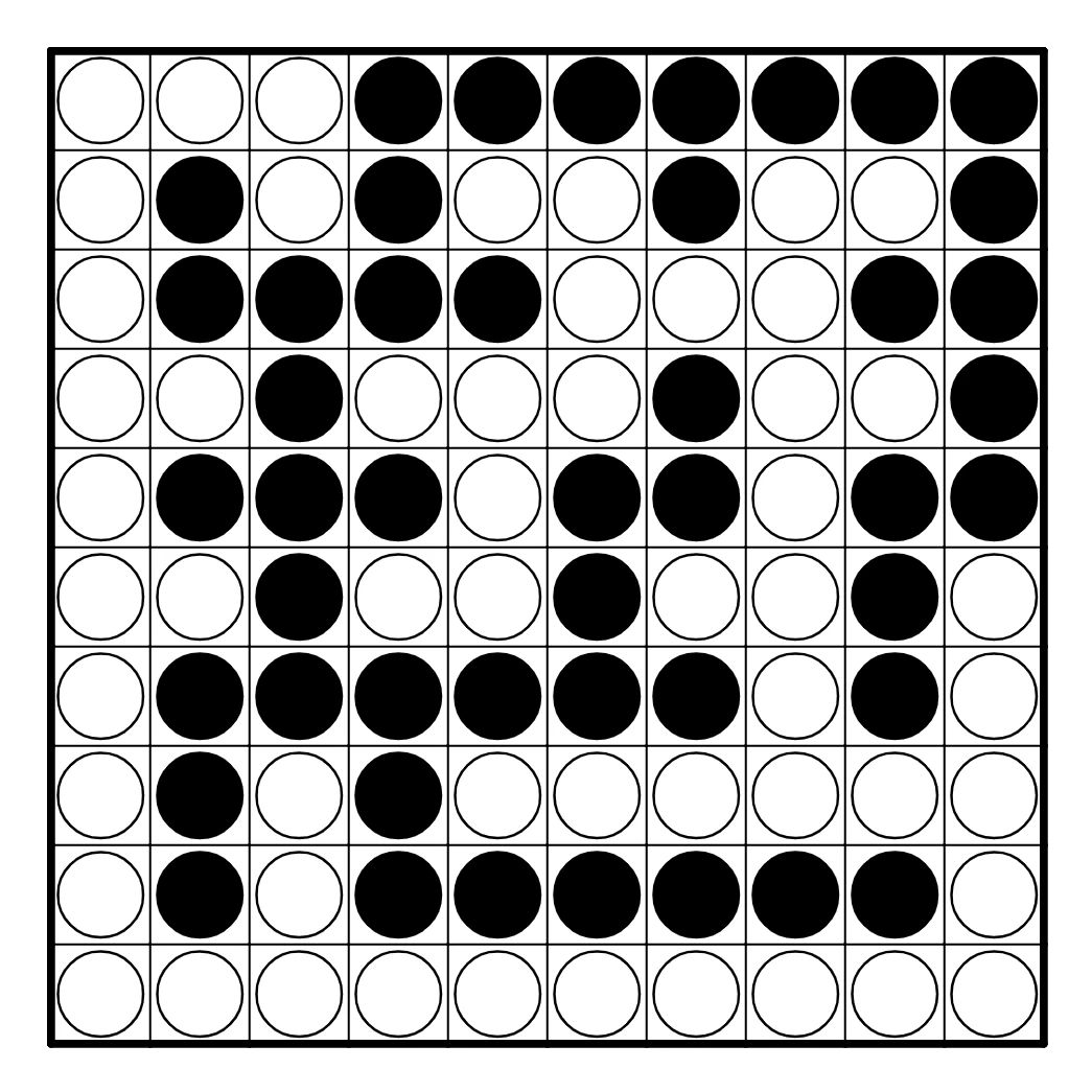 谜题规则介绍#24 涂黑类——田鼠挖洞(kurodoko) - 哔哩哔哩
