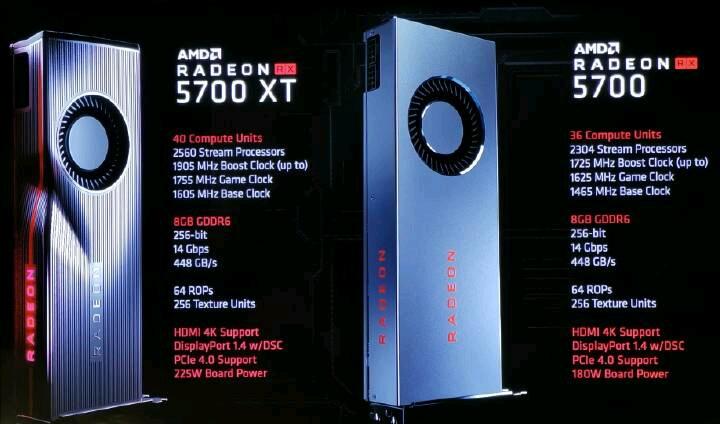AMD 5700&5700xt公布售价 - 哔哩哔哩
