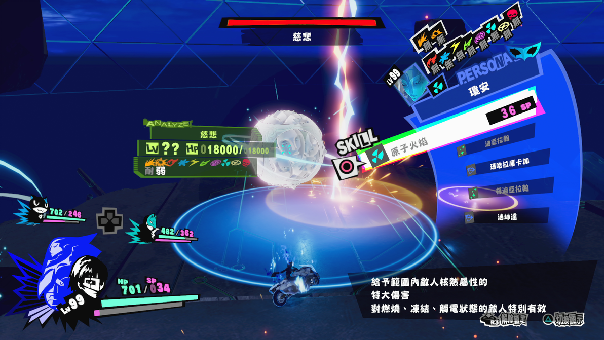 【P5S】Risky极·德谬哥/伪神流程分析+低配攻略方法（含一周目打法和简单的合P方法） - 哔哩哔哩