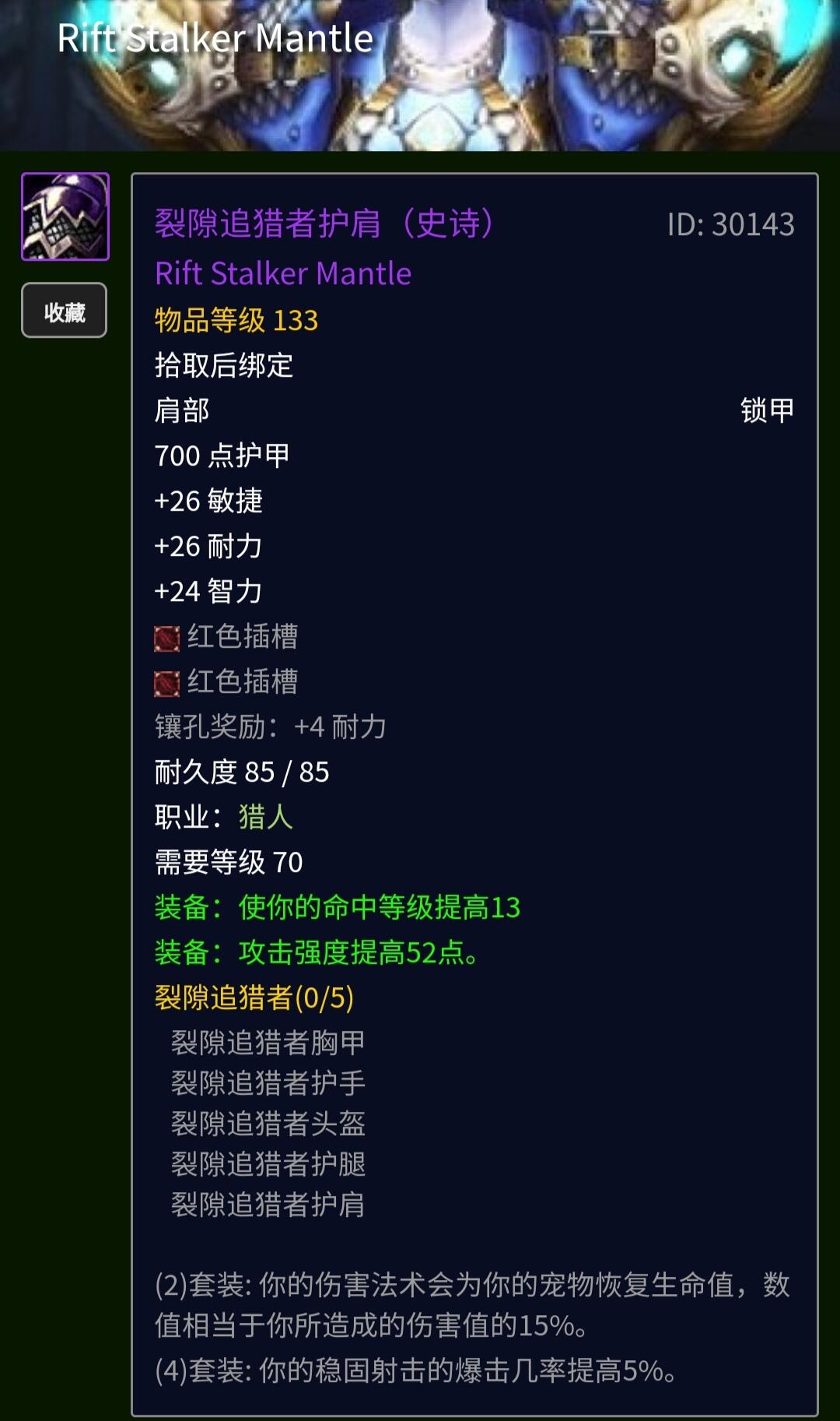 魔兽怀旧服：TBC猎人4加3配装详解，常驻600破甲，蓝装战力比肩T5 - 哔哩哔哩