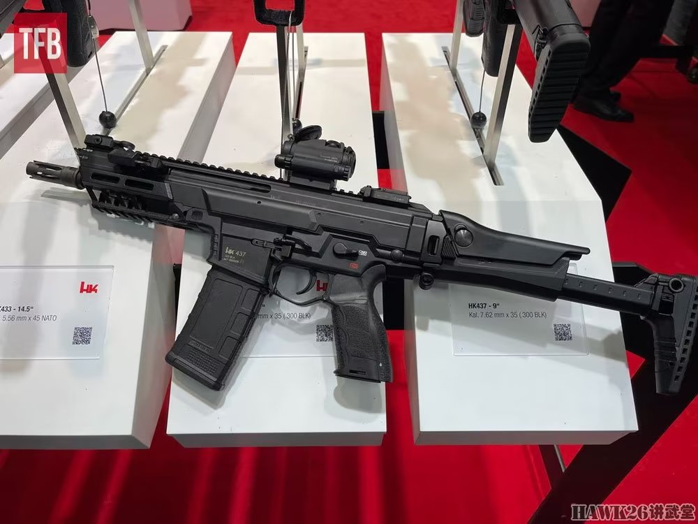 黑克勒-科赫HK437步枪 口径.300 BLK 瞄准执法部门微声武器需求 - 哔哩哔哩