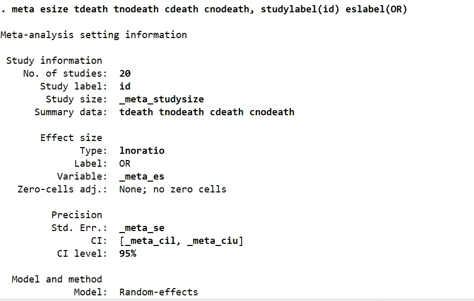 如果你是新手，我绝不建议你使用Stata16/17做meta分析 - 哔哩哔哩
