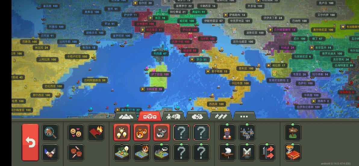 （worldbox）地图介绍kaiserreich欧洲 - 哔哩哔哩