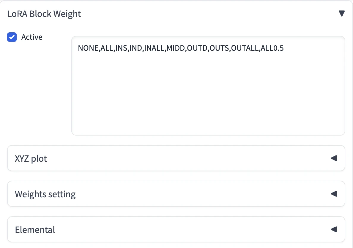 炜哥的AI学习笔记——Lora-Block-Weight 插件学习 - 哔哩哔哩