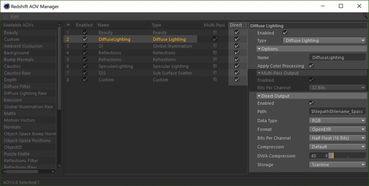 Redshift每日复习005-AOV多通道分层渲染 - 哔哩哔哩
