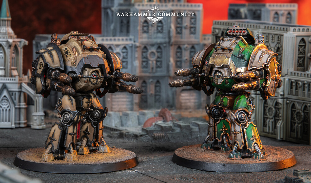 【战锤40K】威猛的巨神——巨神级骑士（Acastus Pattern Knight） - 哔哩哔哩