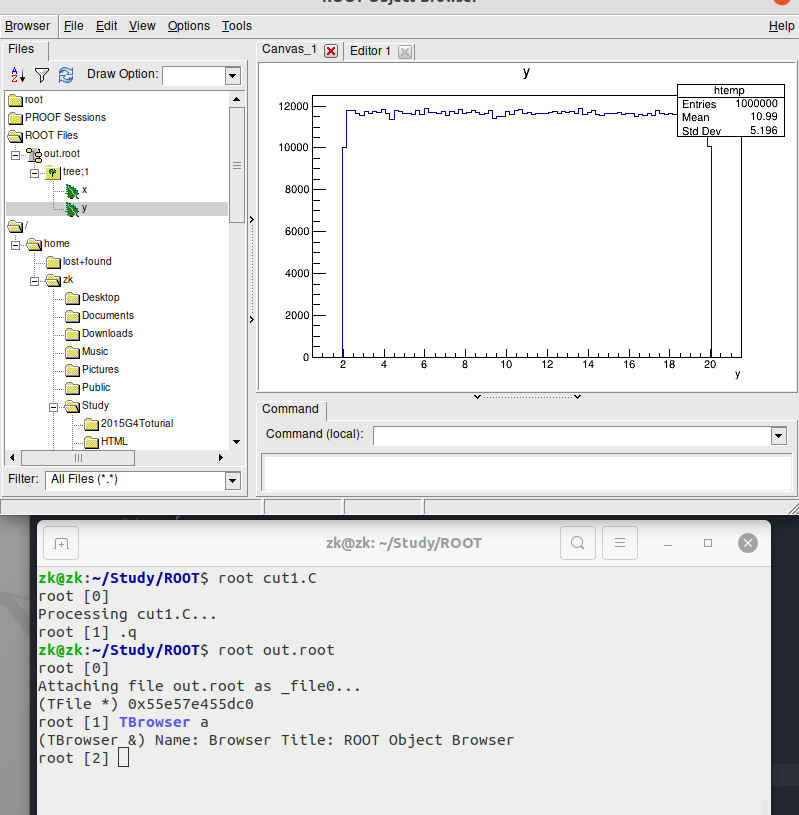 TCut与TTree的搭配 - 哔哩哔哩