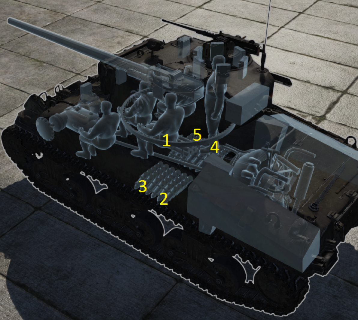 （翻译）战争雷霆维基百科 M4A3E2（76）W “巨无霸” - 哔哩哔哩